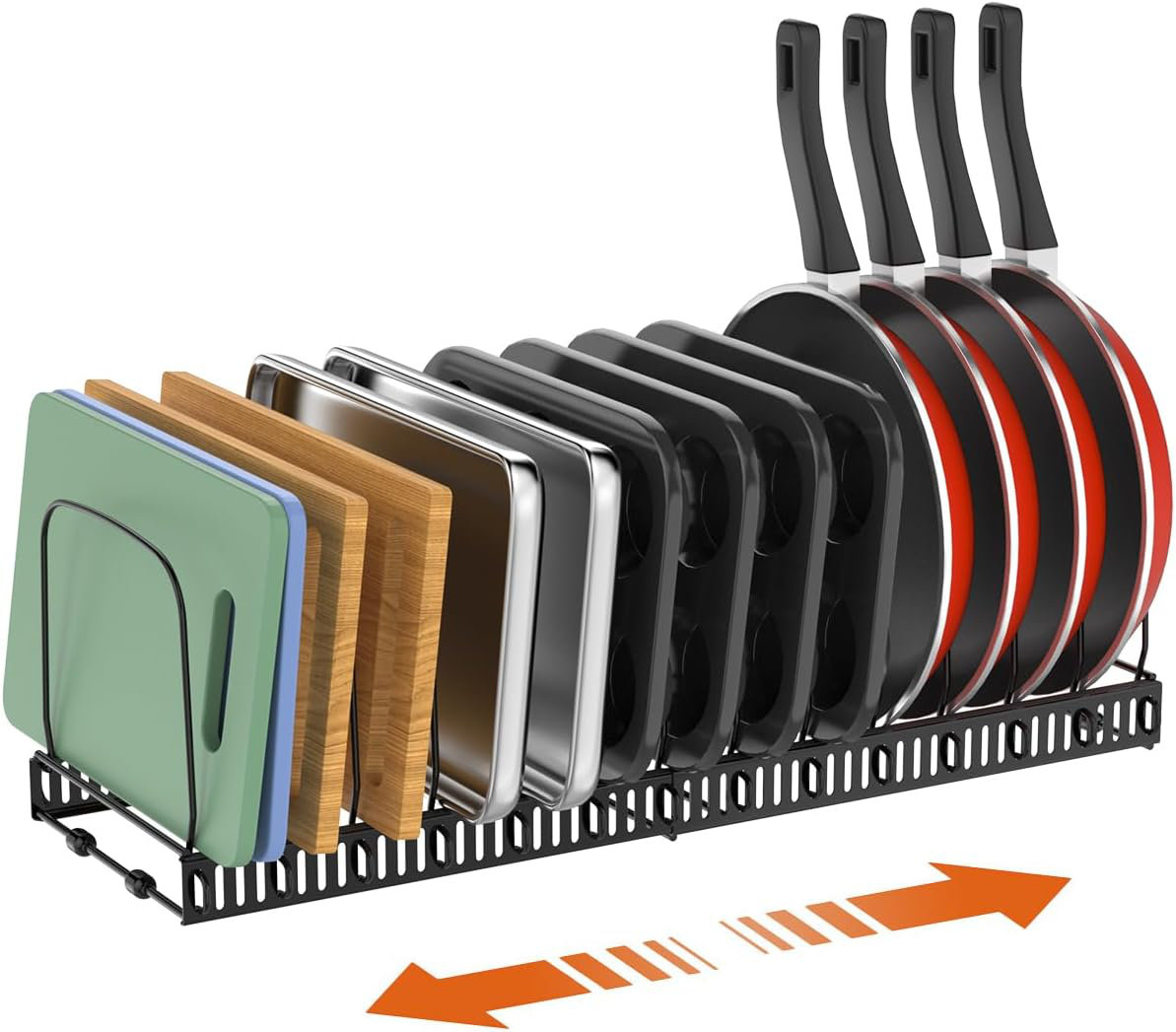 Mint Pantry® Iron Rectangle Countertop / Cabinet Pot Rack | Wayfair