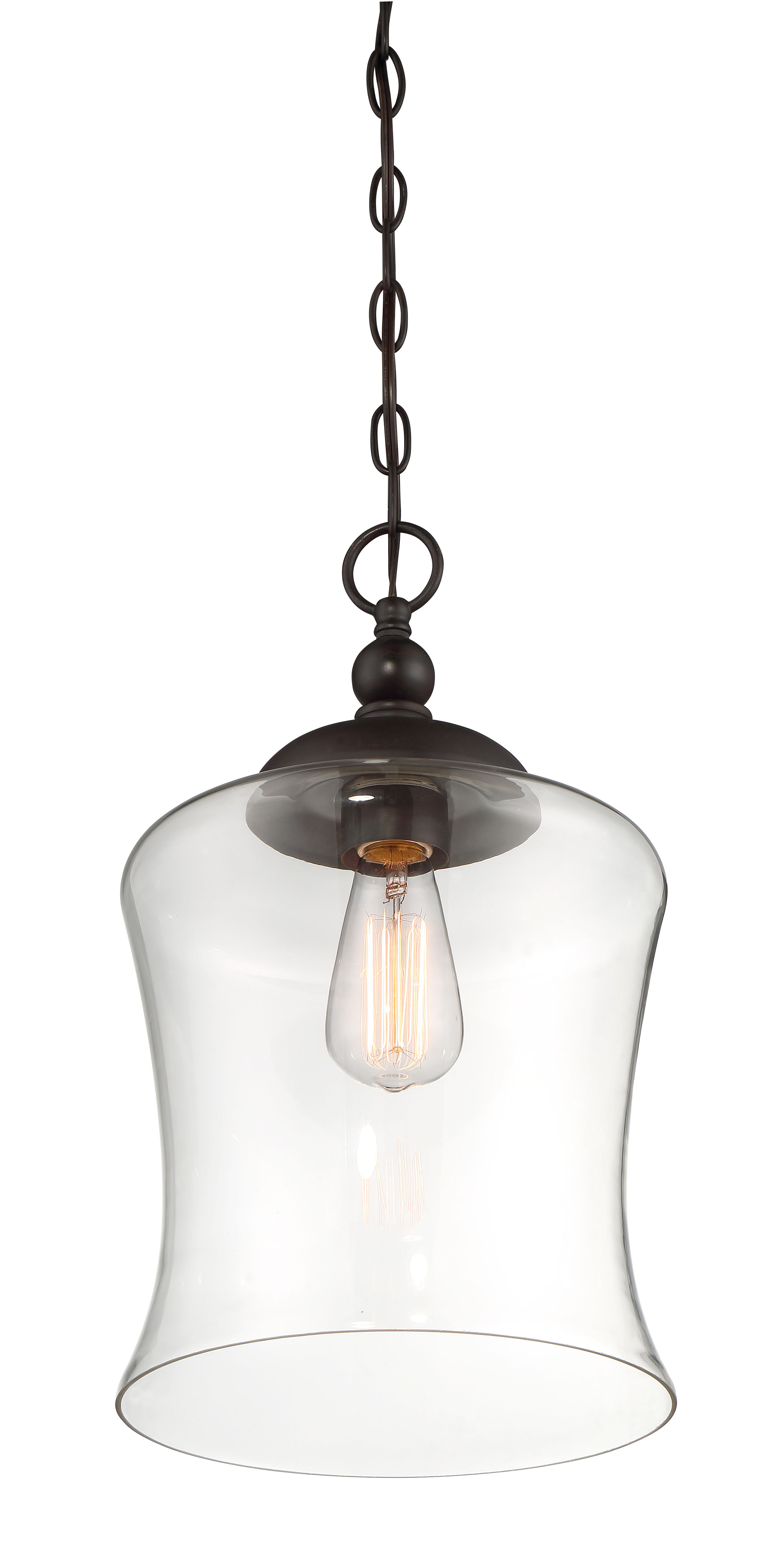Beachcrest Home™ Rafaelat Jody 1 - Light Single Bell Pendant & Reviews ...