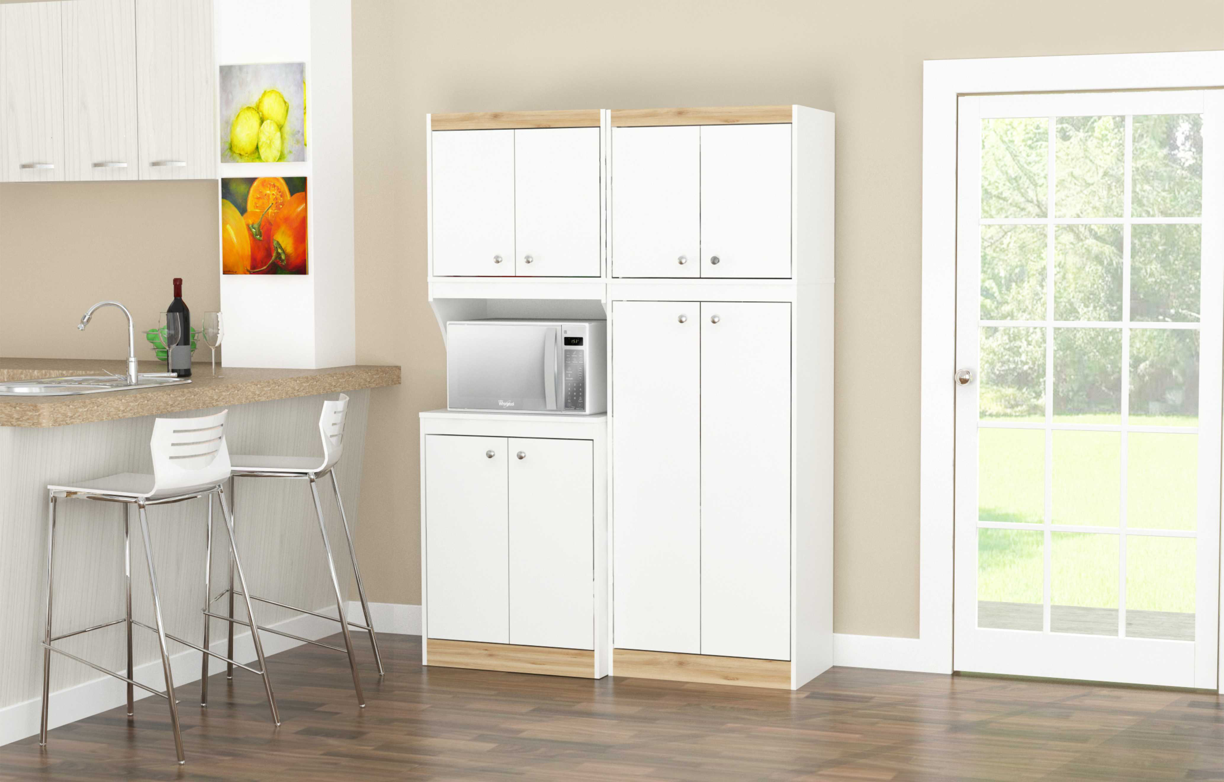 Red Barrel Studio® Amaia 2-Piece 67" Kitchen Pantry & Reviews | Wayfair