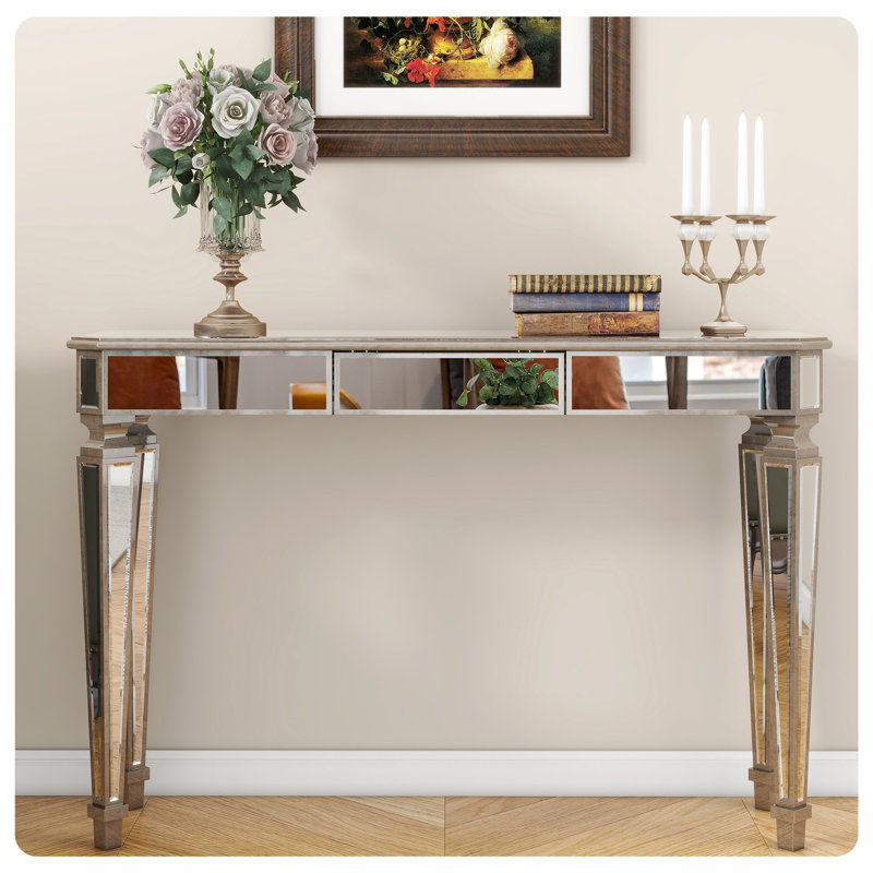 Rosdorf Park Mirrored Console Table | Wayfair