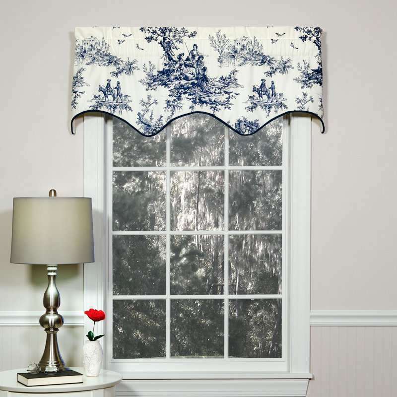 Thomasville At Home Bouvier Blue Traditional Cotton Toile Filler ...