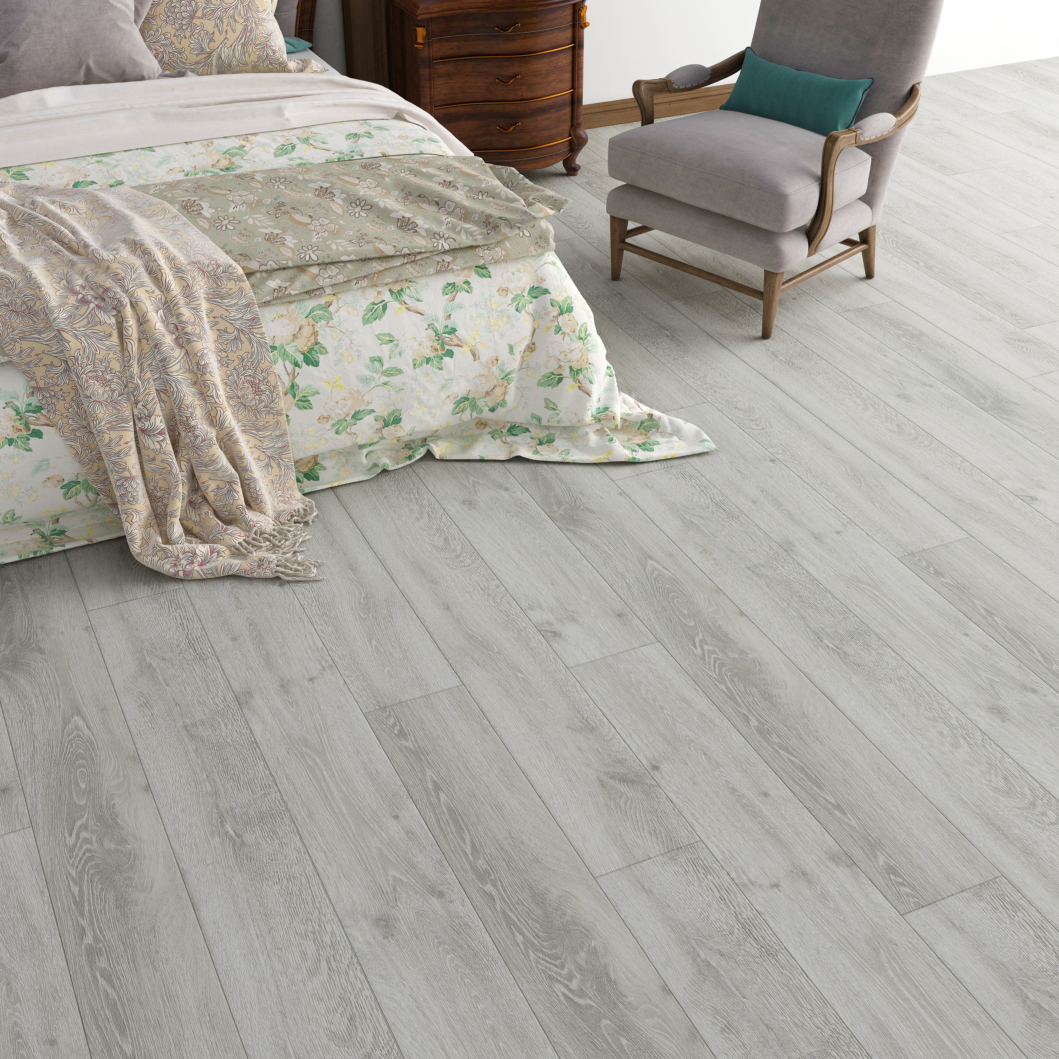 Montserrat 9" x 60" x 8.5mm Oak Click Lock WPC Luxury Vinyl Plank ...