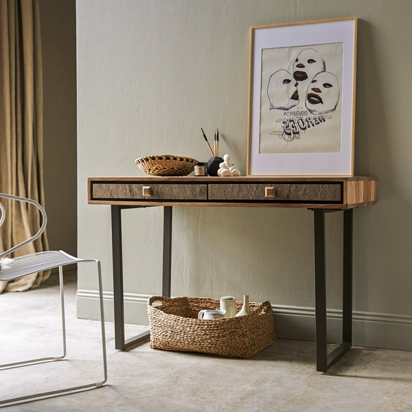 Borough Wharf Quinnipiac 115cm Solid Wood Console Table | Wayfair.ie