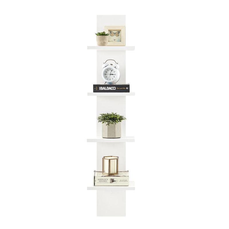 Ebern Designs Arica Decorative 4 Tier Column Wall Shelf & Reviews | Wayfair