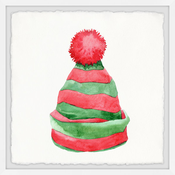 Marmont Hill Winter Hats Triptych A - 32X32 | Wayfair