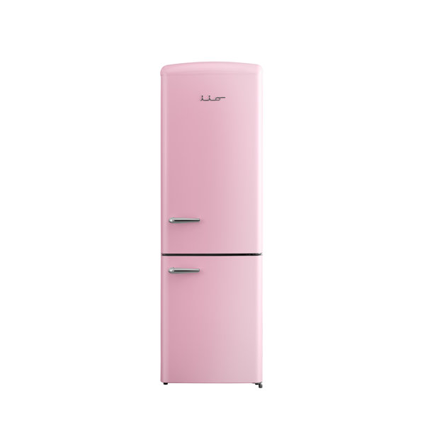iio RR2 12 cu. ft. Retro Refrigerator Full Size Fridge Bottom Freezer ...