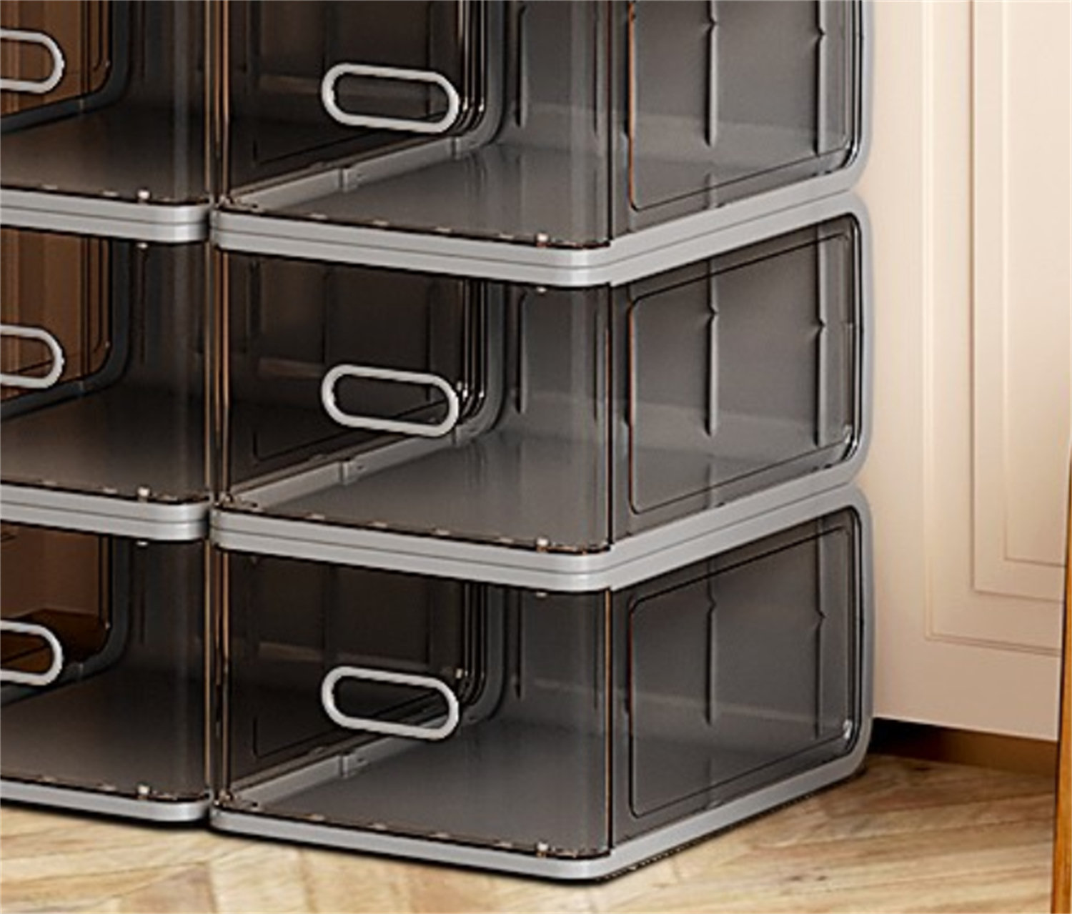 Infinitee Green Shoe Box Storage Box Transparent Thickened（10 Pack ...