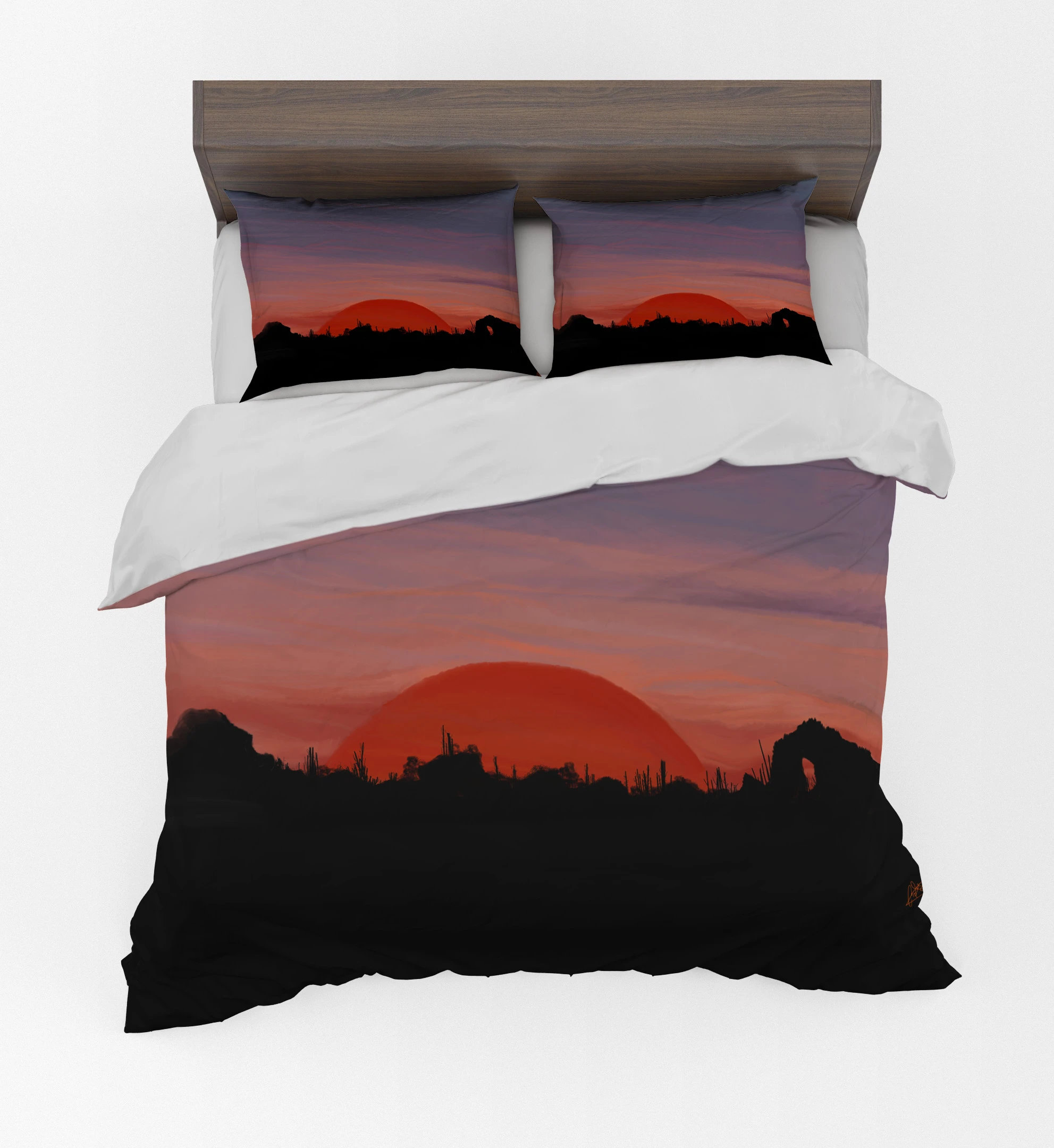 HeartBeat Studios Desert Sunset Comforter Set | Wayfair