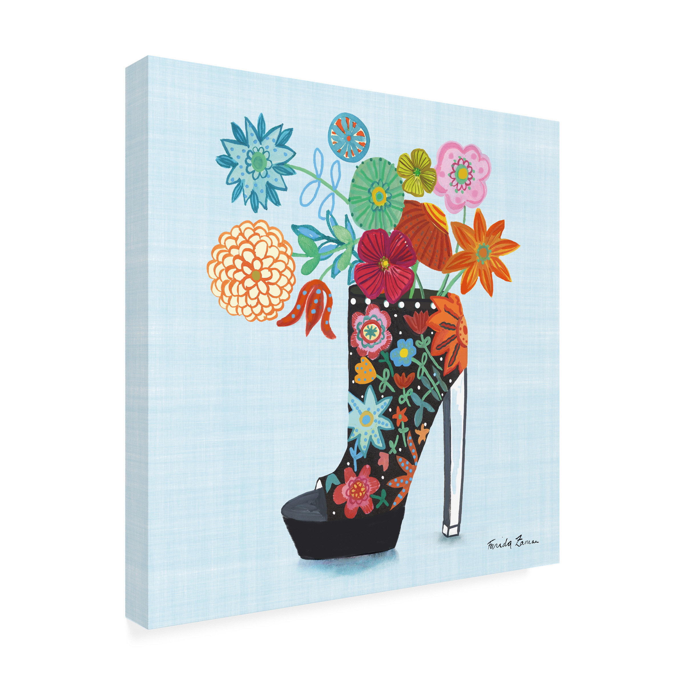 Red Barrel Studio Farida Zaman ''Love Shoes II'' Canvas Art - Wayfair ...