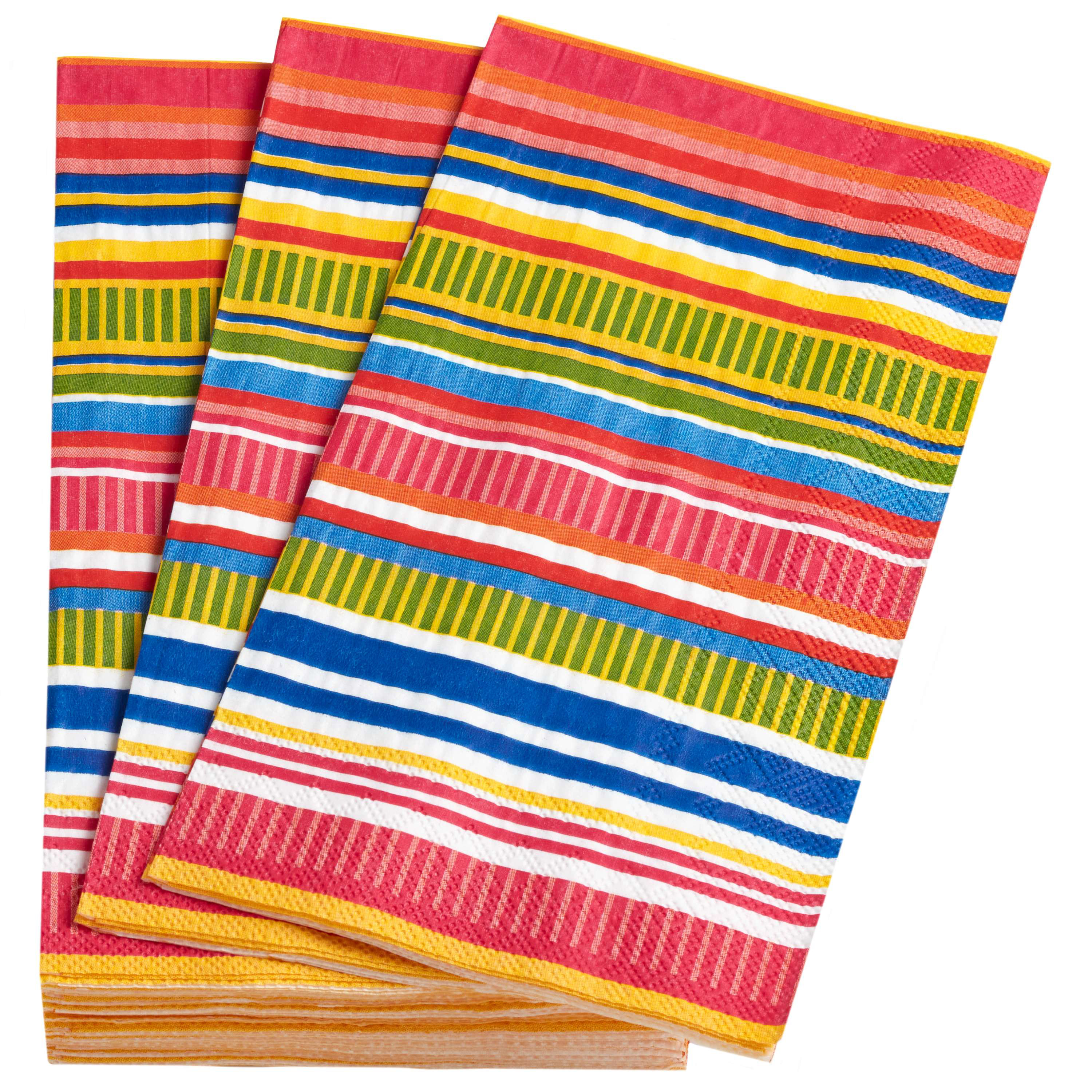 Annie Selke Home Bright Stripe Paper Napkin | Wayfair
