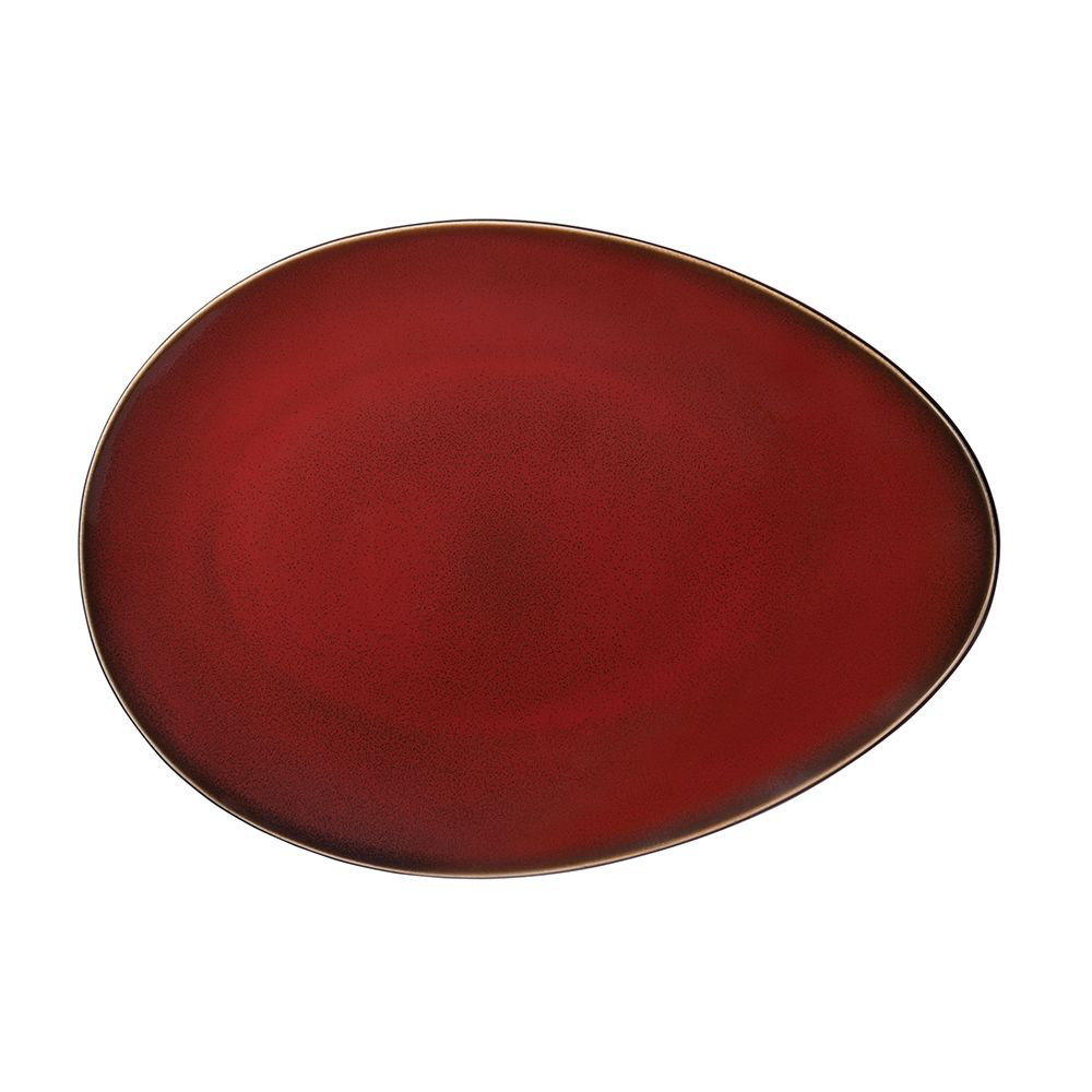 Luzerne Rustic Crimson Eclipse Plate 14 In By Luzerne (Case Of 12 ...