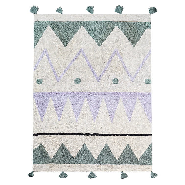 Harriet Bee Pegfair Geometric Tufted Hand Tufted Area Rug | Wayfair.co.uk