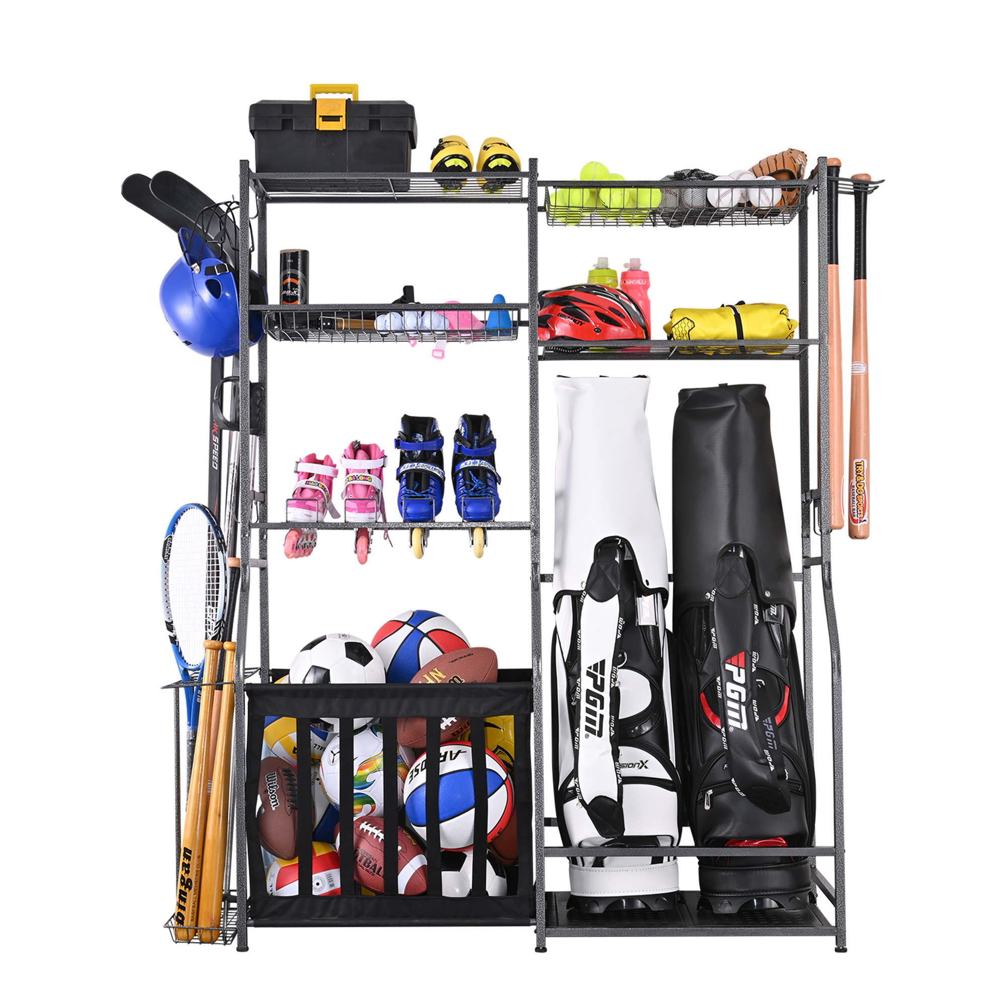WFX Utility™ Freestanding Sports Rack & Reviews | Wayfair
