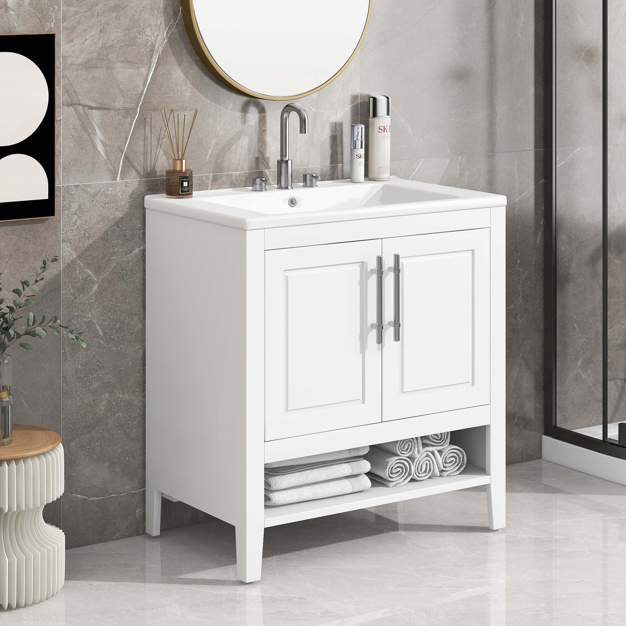 Winston Porter Kirah 30" Single Bathroom Vanity Set | Wayfair