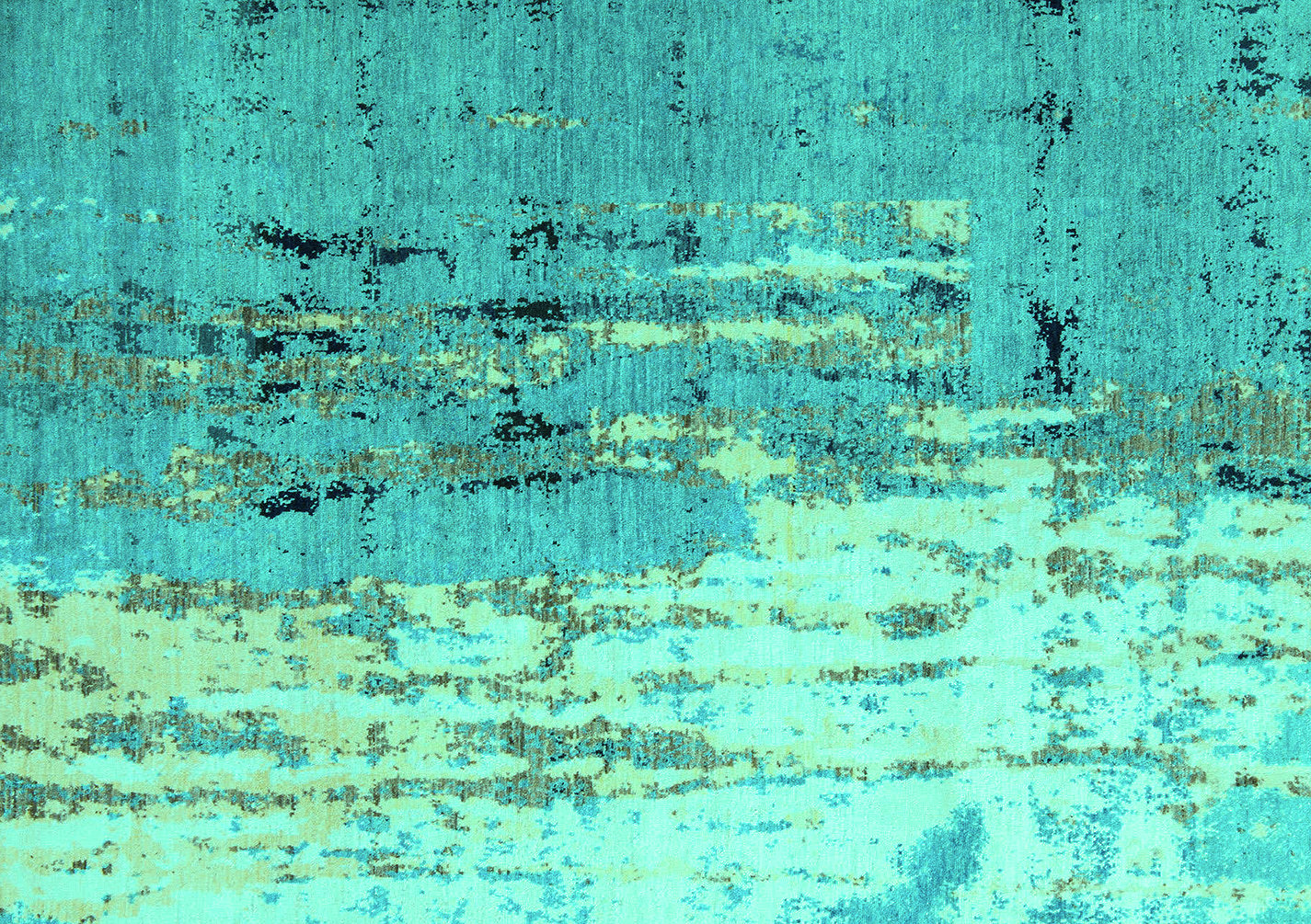 Wrought Studio™ Abstract 5373 Turquoise Machine Washable Area Rugs ...