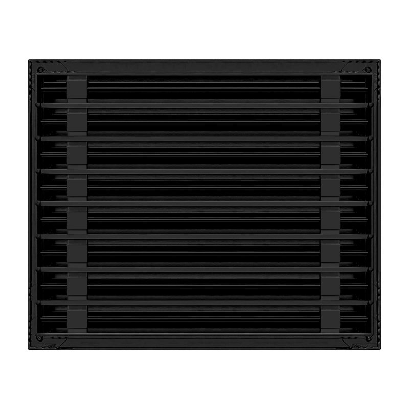 Texas Buildmart BUILDMART - 20x16 Black Modern AC Vent Cover - Standard ...