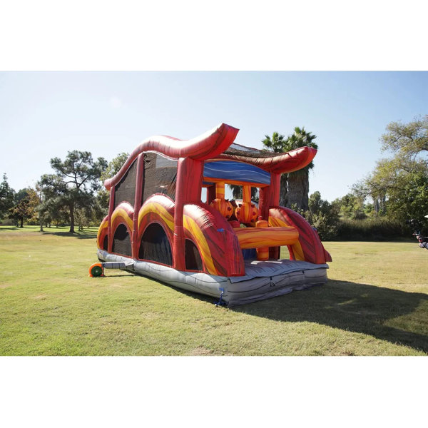 JumpOrange Shadow Obstacle Course Bounce House for Kids and Adults ...