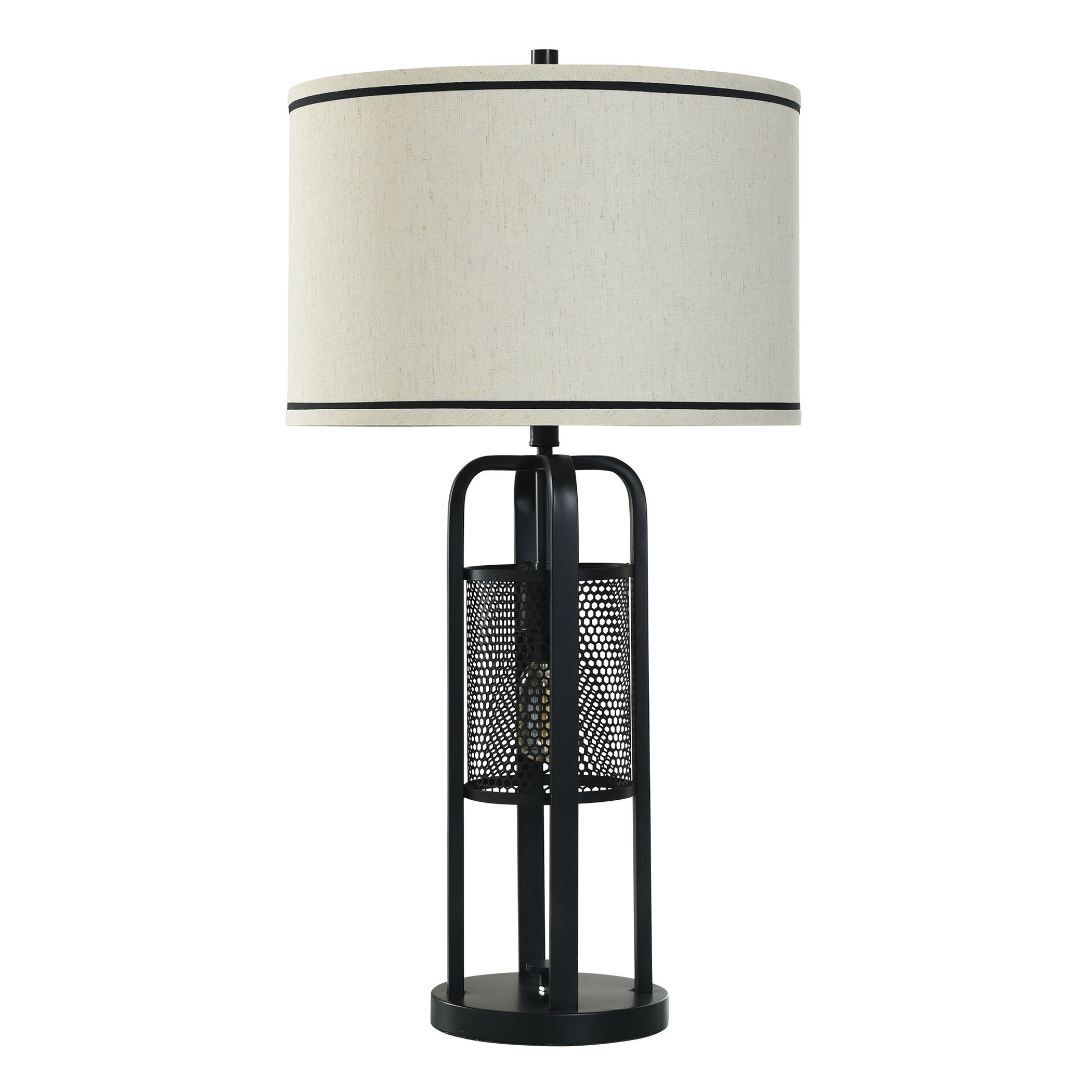 thin black lamp