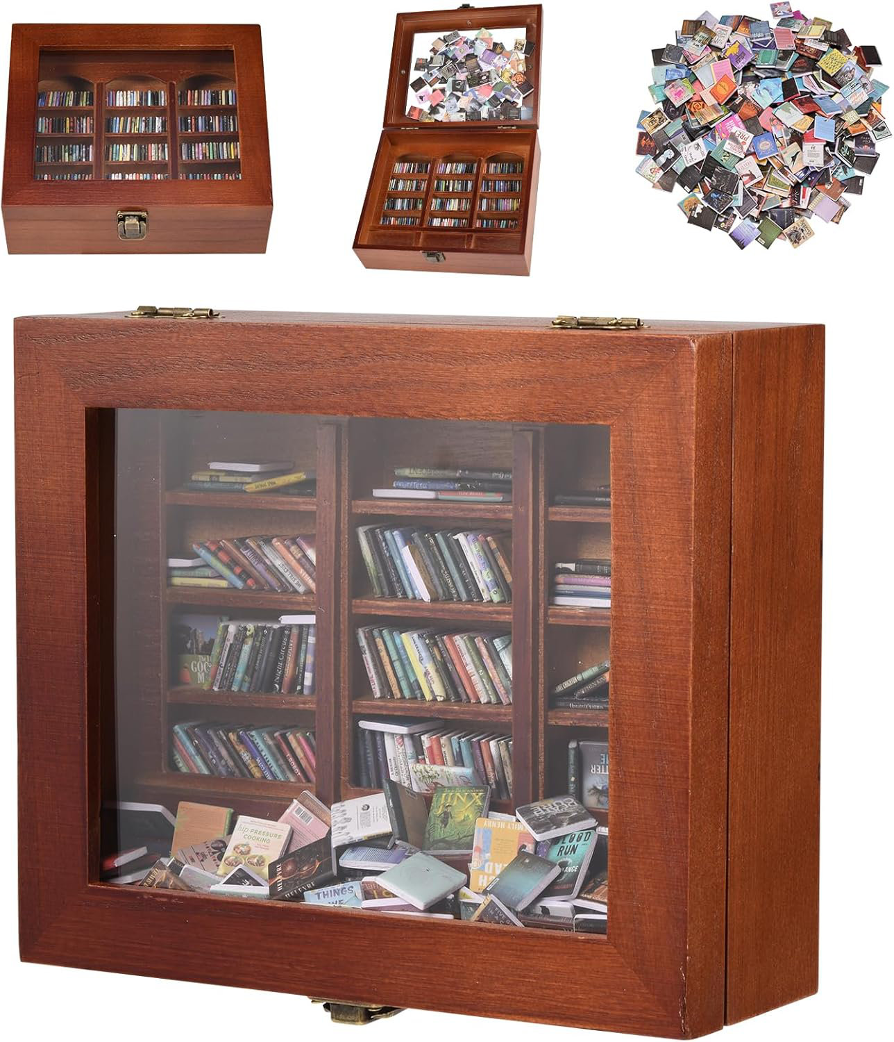 Winston Porter Anxiety Bookshelf For Stress Relieving, Miniature ...