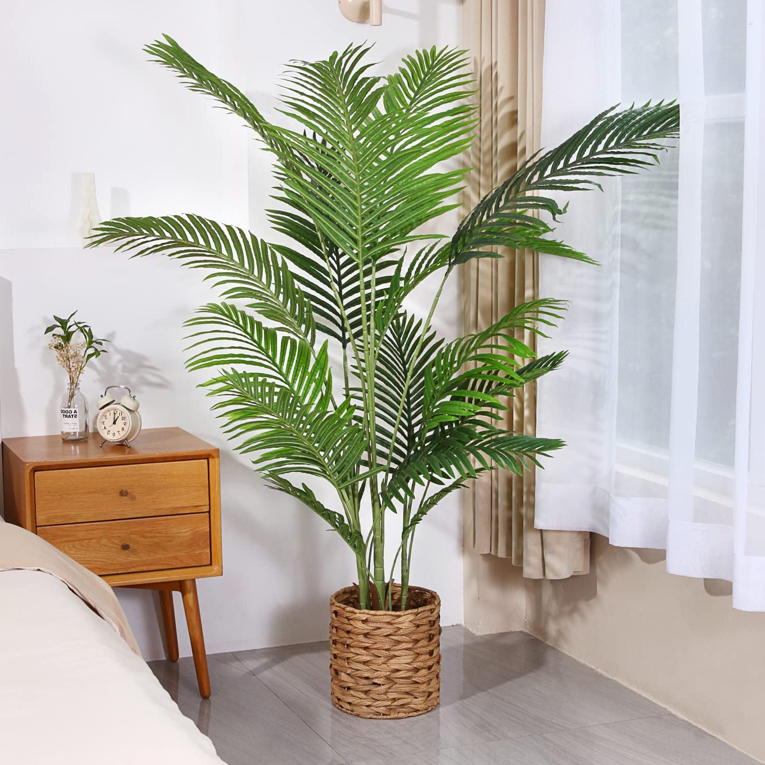 Primrue 60" Artificial Palm Tree in Pot | Wayfair