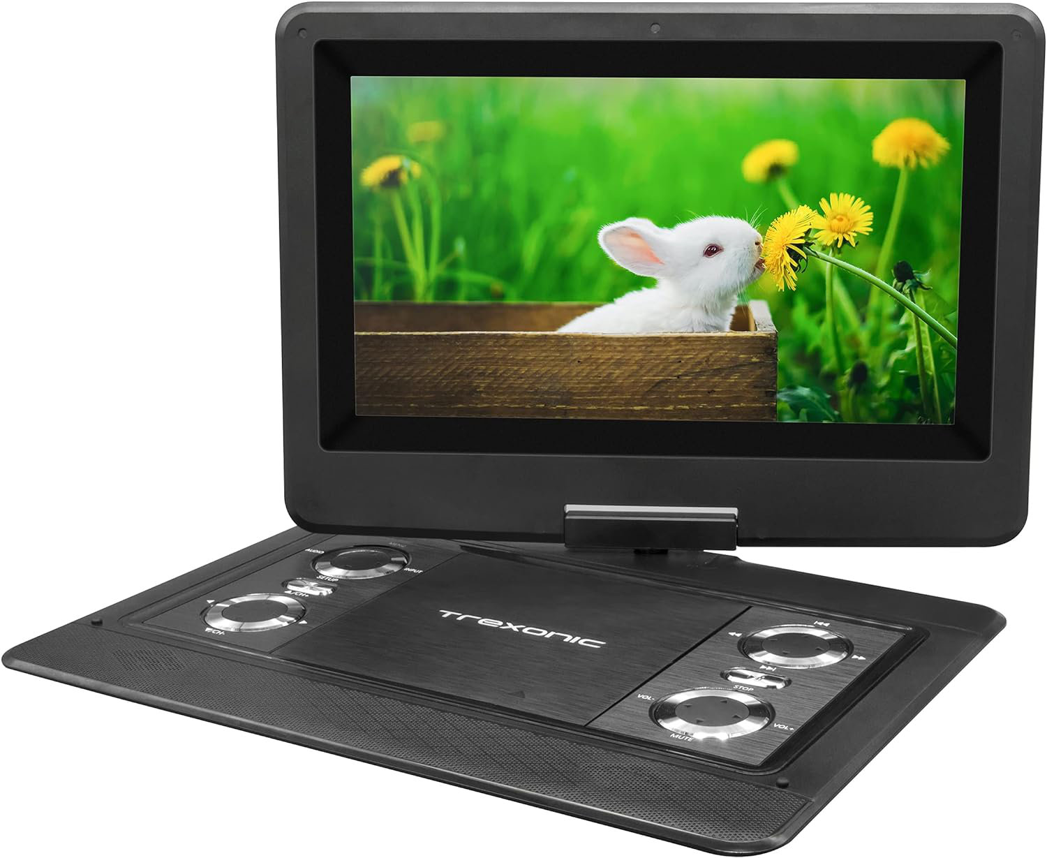 ORIXFORCE Trexonic Portable TV+DVD Player with Color TFT LED Screen and ...