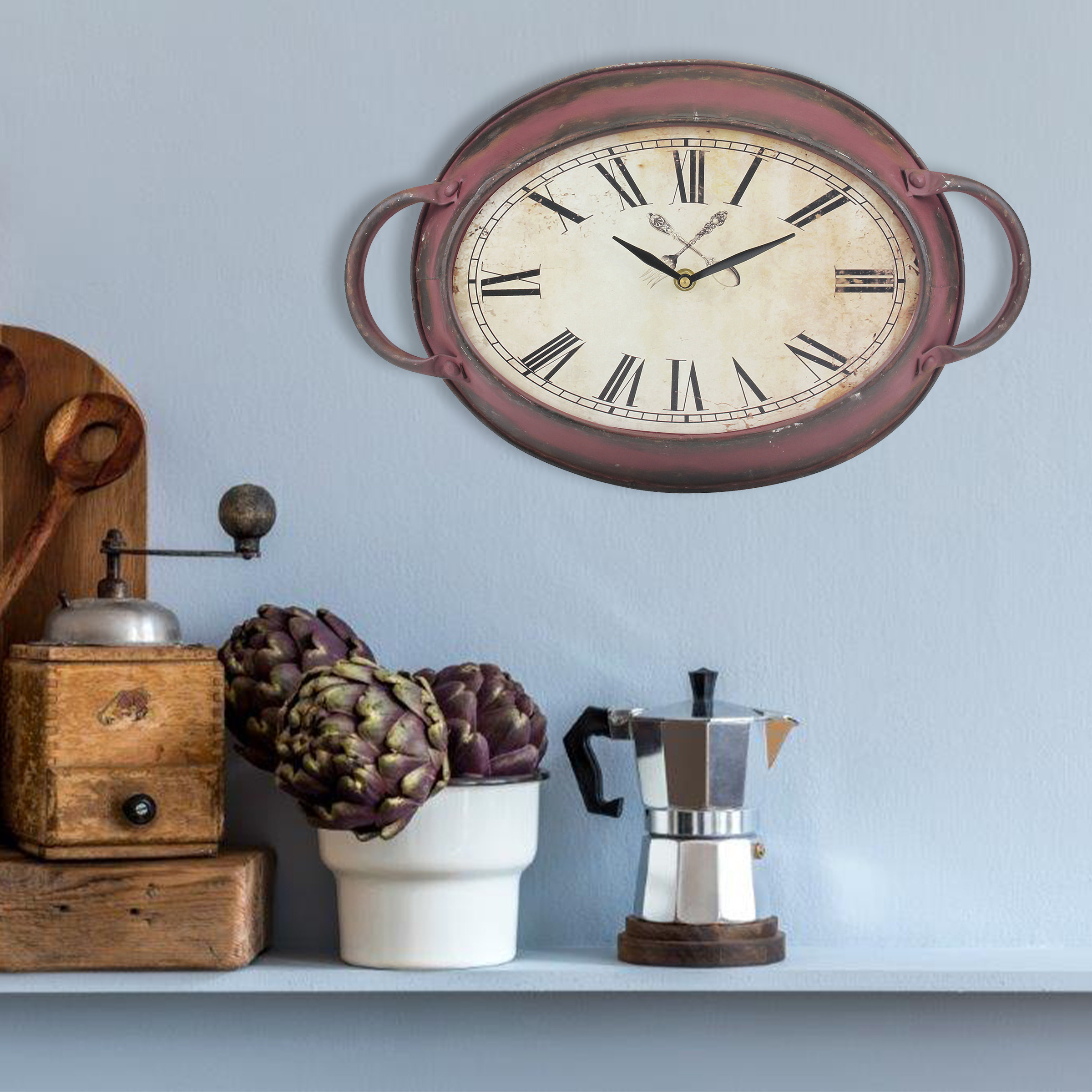 August Grove® Pettine Wall Clock & Reviews | Wayfair