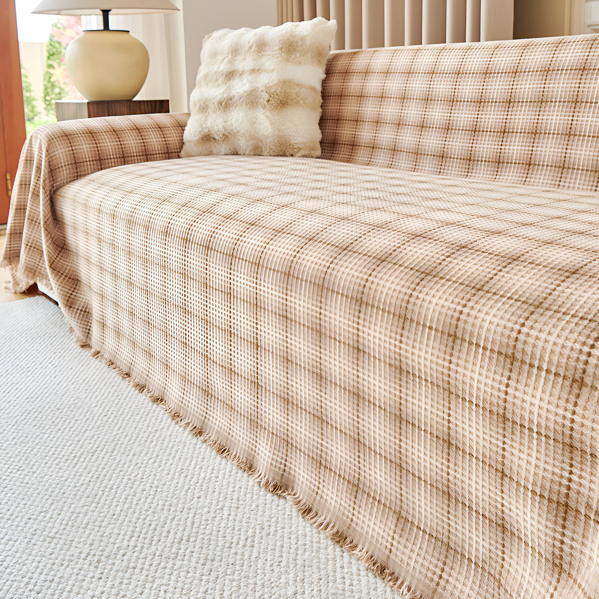 UMMA, LLC Sofa Cover Cloth, Dust-Proof Sofa Towel | Wayfair