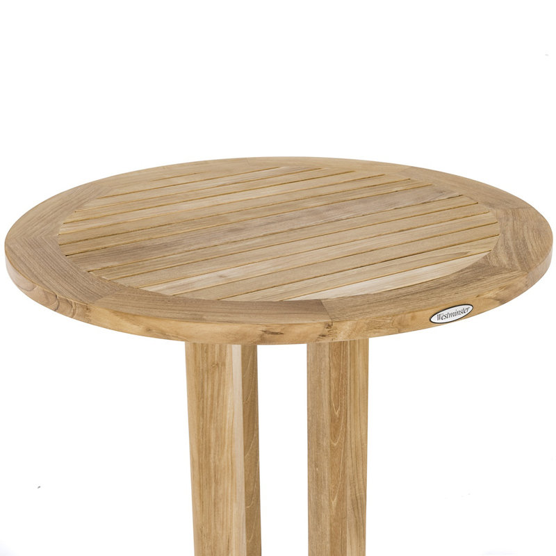 Westminster Teak 30 Inch Round Bar Table | Wayfair