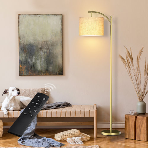 Gold Floor Lamps You'll Love | Wayfair