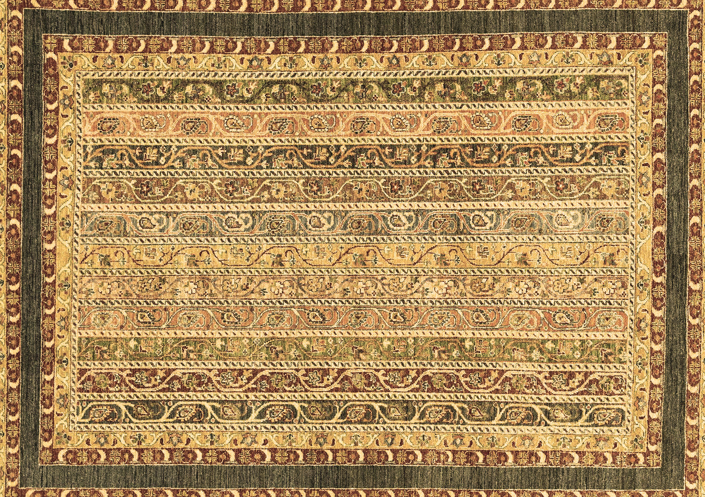 Bungalow Rose Oriental Machine Woven Rectangle 5' x 7' Wool/Polyester ...