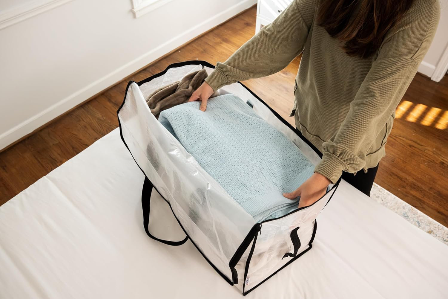 Rebrilliant Heavy Duty Moving Bags Or Storage Bags – Clear Storage Bins ...