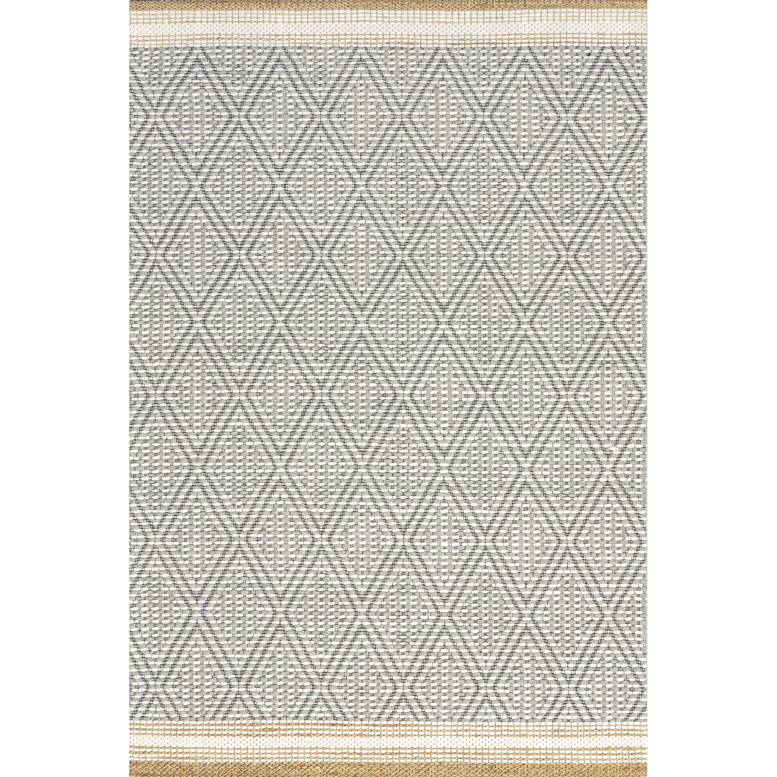 Foundry Select Laura Bohemian Trellis Wool And Jute Area Rug And Reviews
