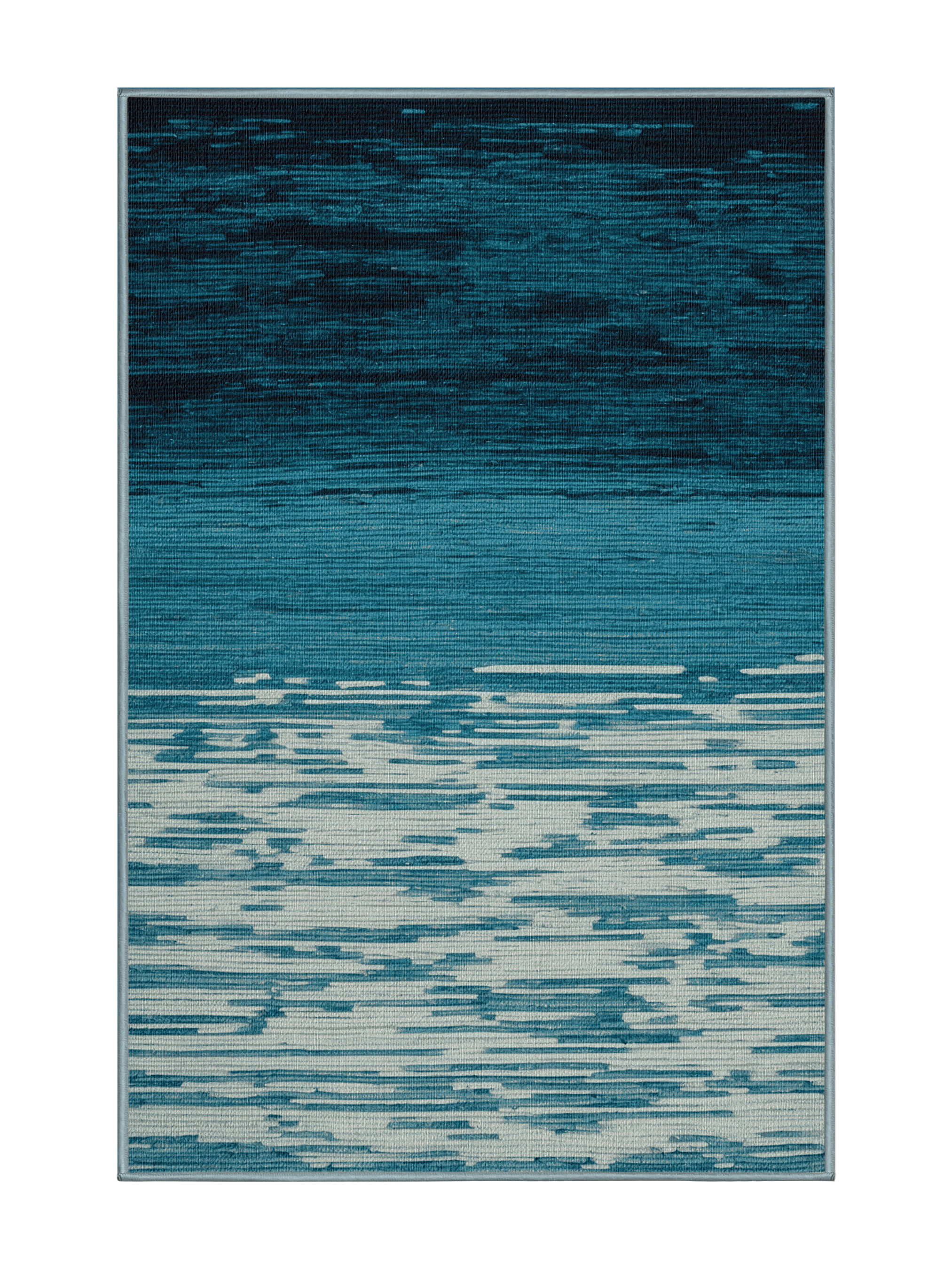 Dakota Fields Washable Ocean Depth Gradient Coastal Area Rug | Wayfair