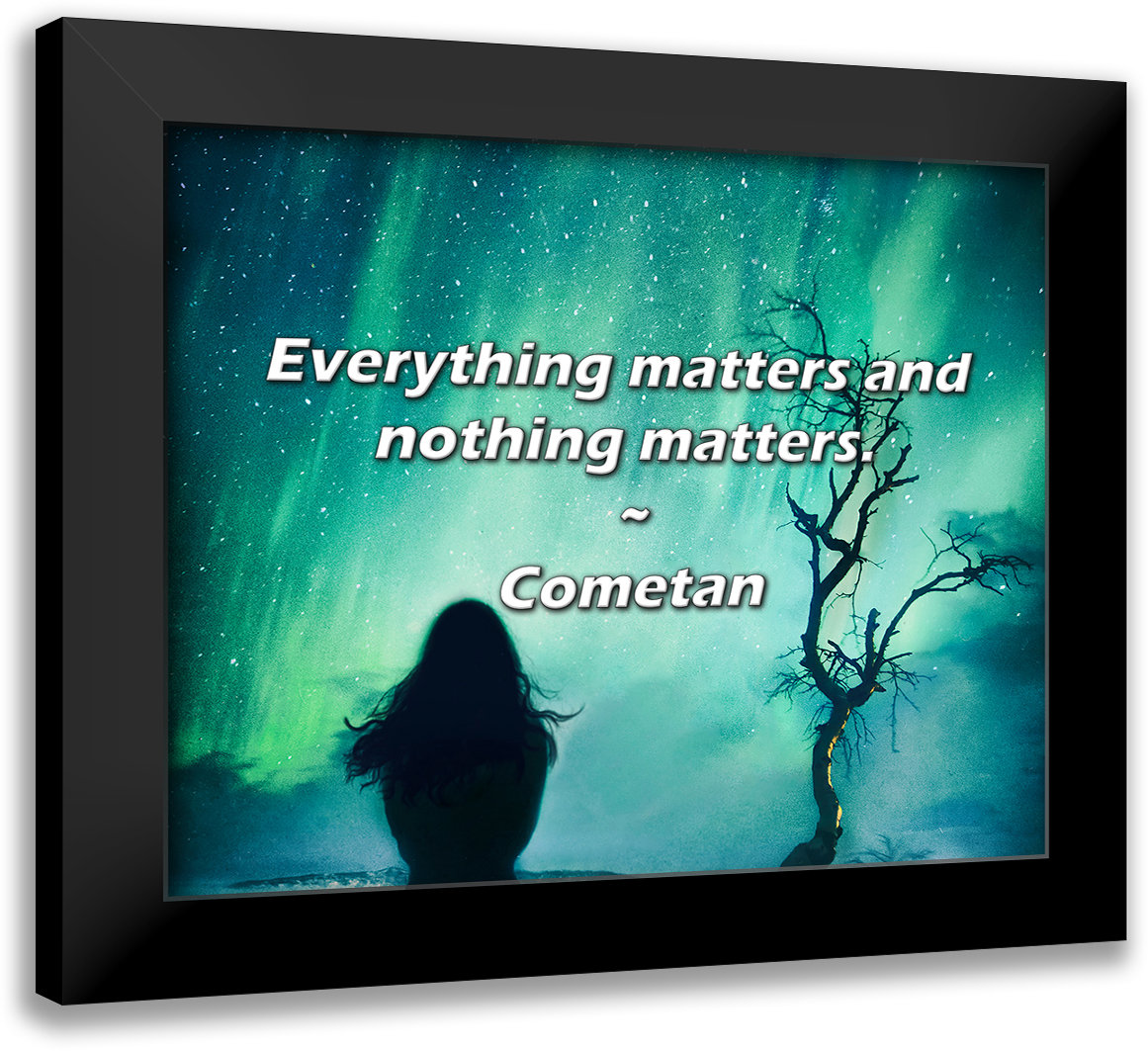 Trinx Cometan Quote: Everything matters and nothing matters. | Wayfair