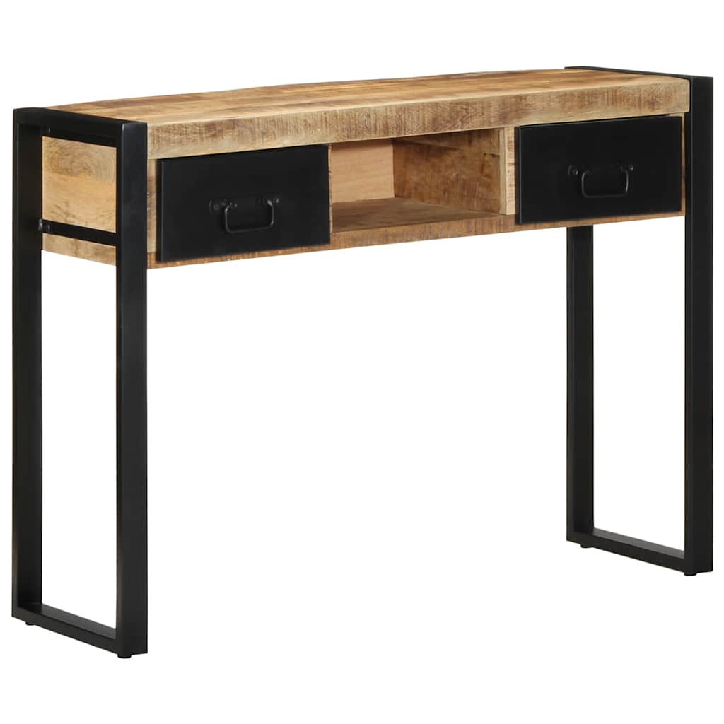 17 Stories Console Table Multicolour Solid Reclaimed Wood 39.4X13.8X29 ...