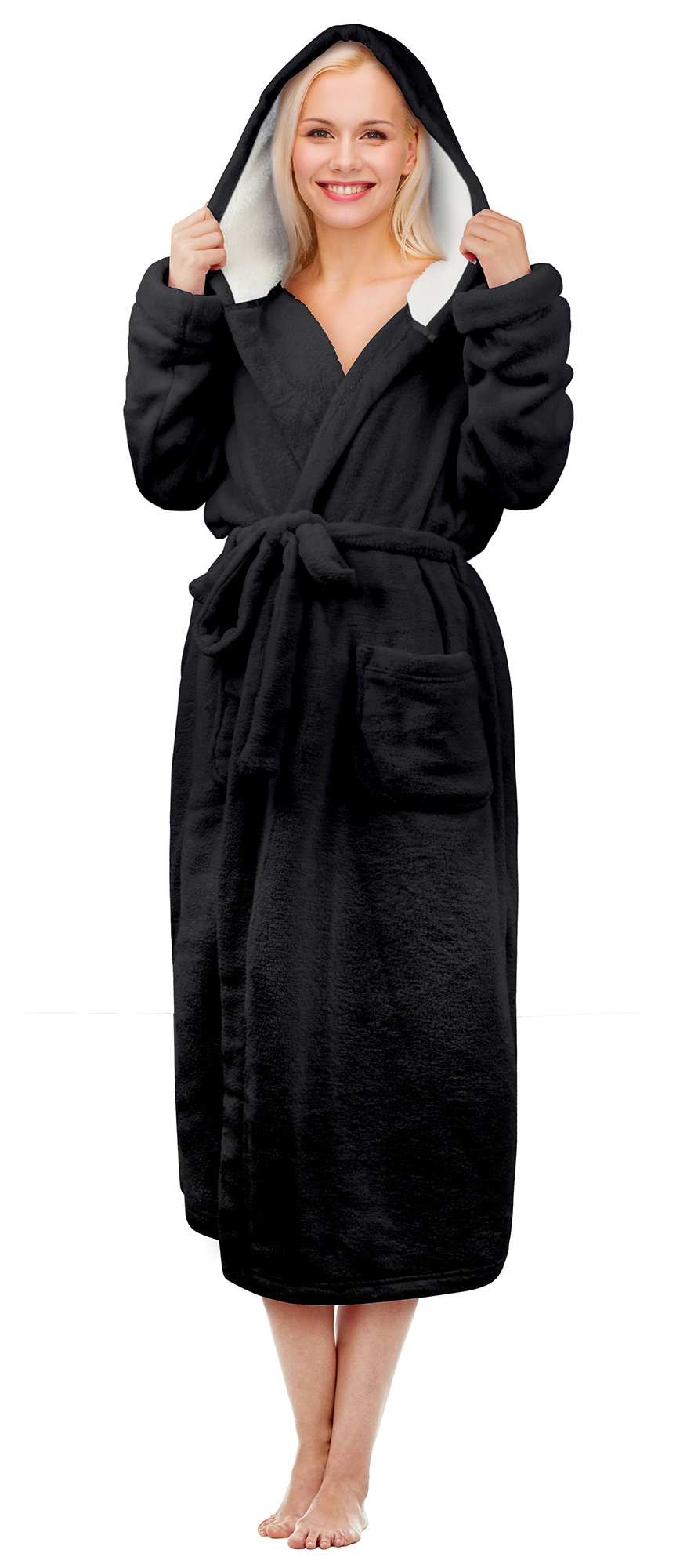 Tirrinia Ankle Bathrobe with Pockets | Wayfair