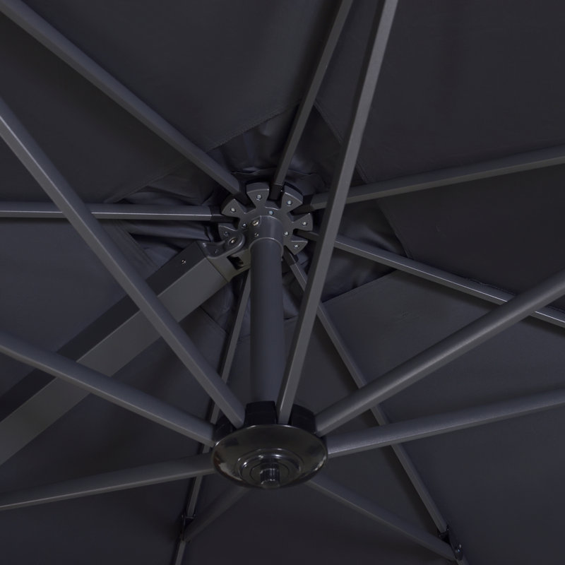 Arlmont & Co. Najai 12' Square Cantilever Umbrella, Without Base | Wayfair