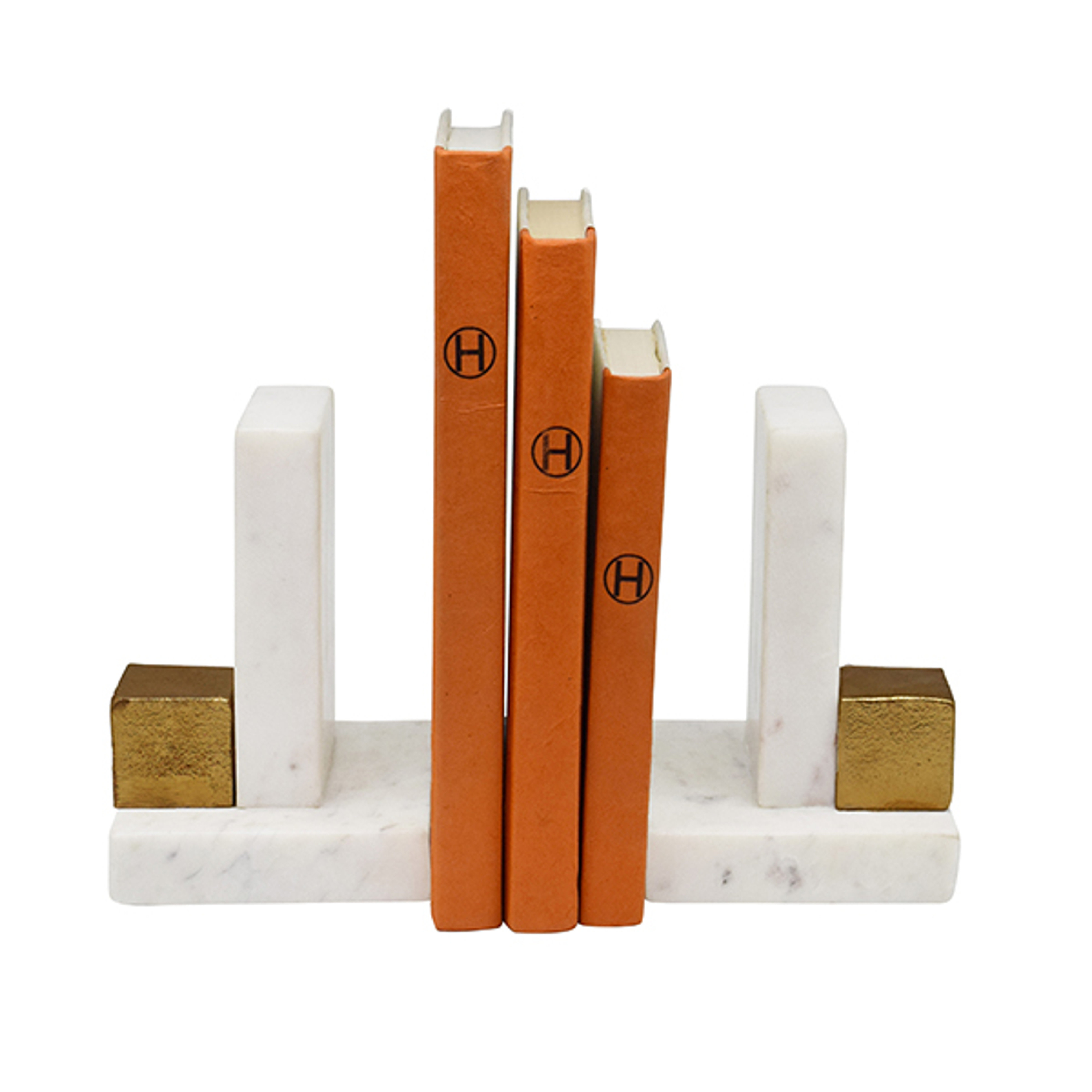 Worlds Away Blocks Modern & Contemporary Bookends | Wayfair
