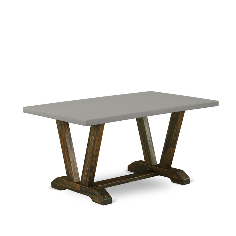 Rosalind Wheeler Alverson Solid Wood Dining Table & Reviews | Wayfair