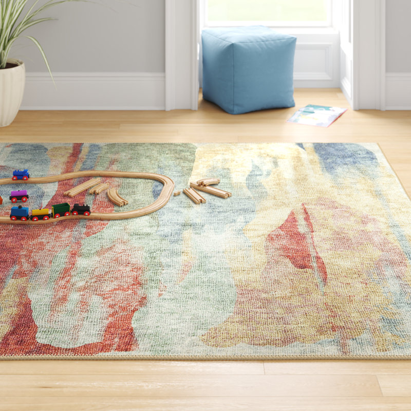 Wade Logan® Basir London Mirage Area Rug & Reviews | Wayfair