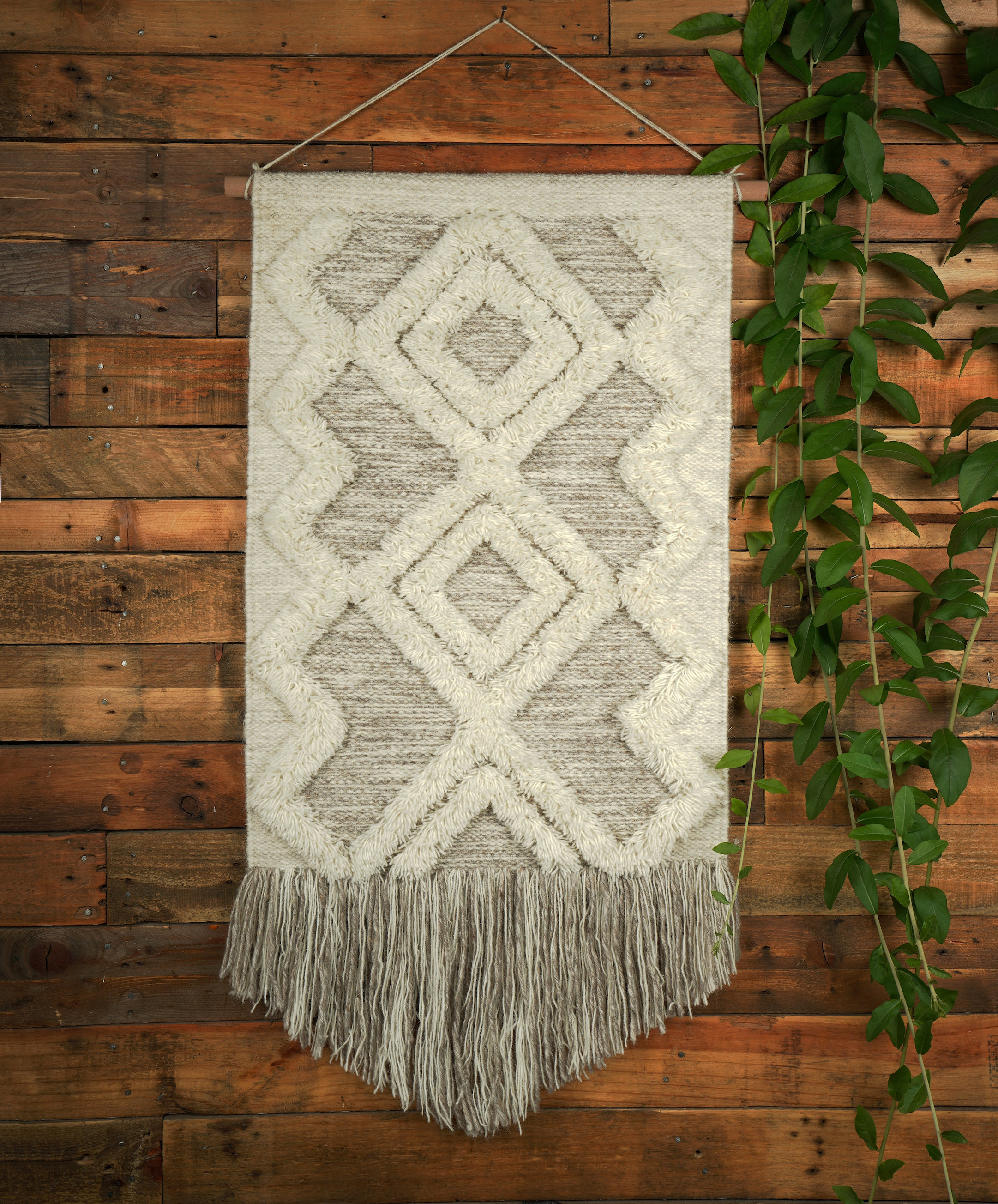 Foundry Select Rustic Kilim Wall Hanging with Rod Included | Wayfair