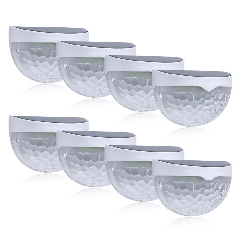 Arlmont & Co. Alliette Waterproof Solar Deck Lights Solar Outdoor LED ...