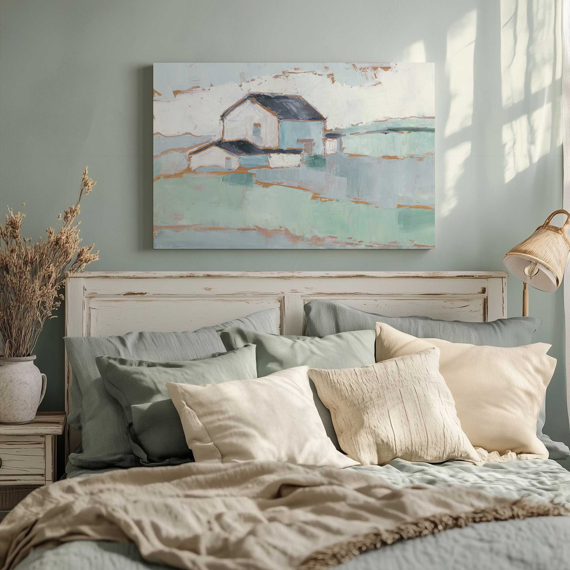 August Grove® Farmhouse on Open Fields II Wrapped Canvas | Wayfair
