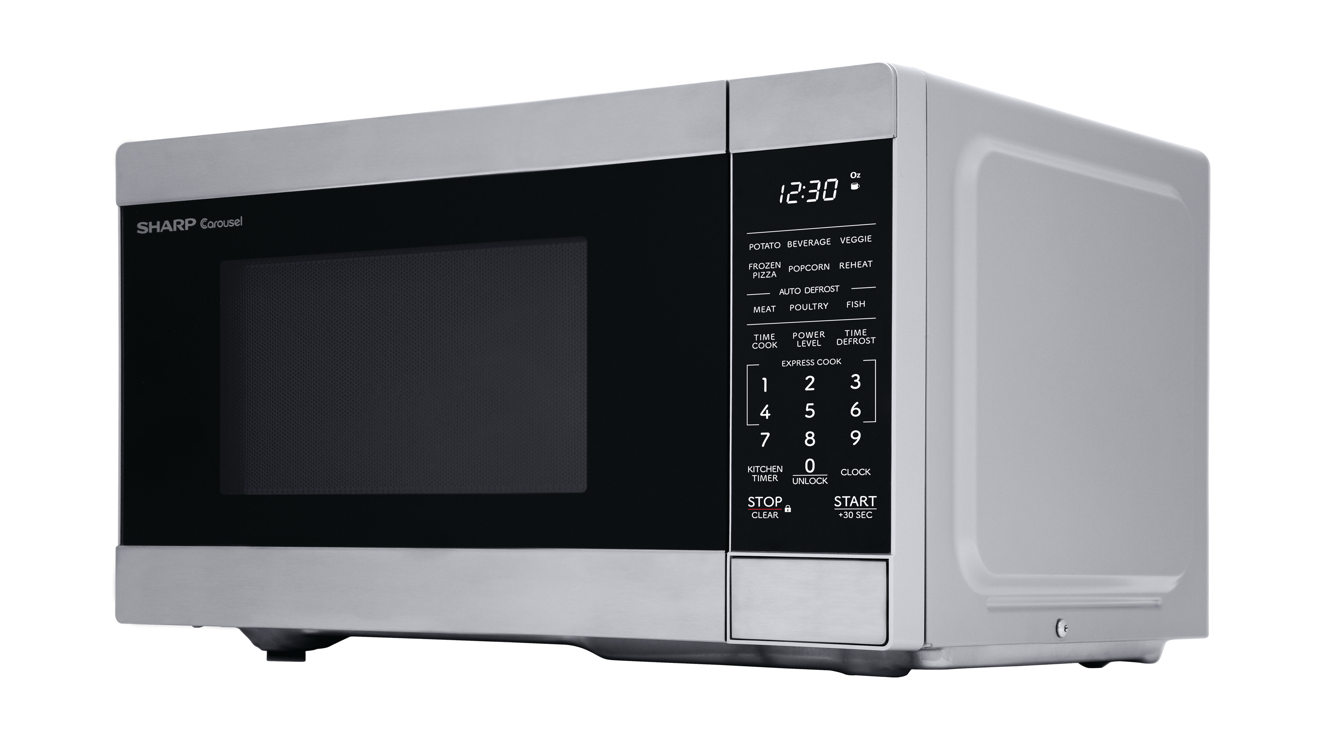 SHARP SMC0962KSC Carousel Countertop Microwave Oven 0.9 c.u. ft. 900W ...