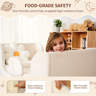 Gemma Violet Upholstered Kid Bed With Removeable Side Safety Rail, Skin ...