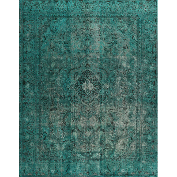 Bungalow Rose Caria Sea Green Rug | Wayfair