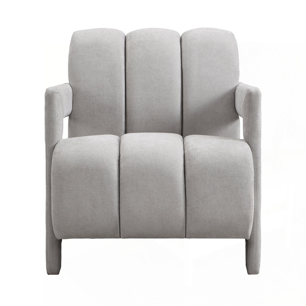 Latitude Run® Modern Armchair with L-shaped Armrests and Polyester Fabric for Living Room | Wayfair