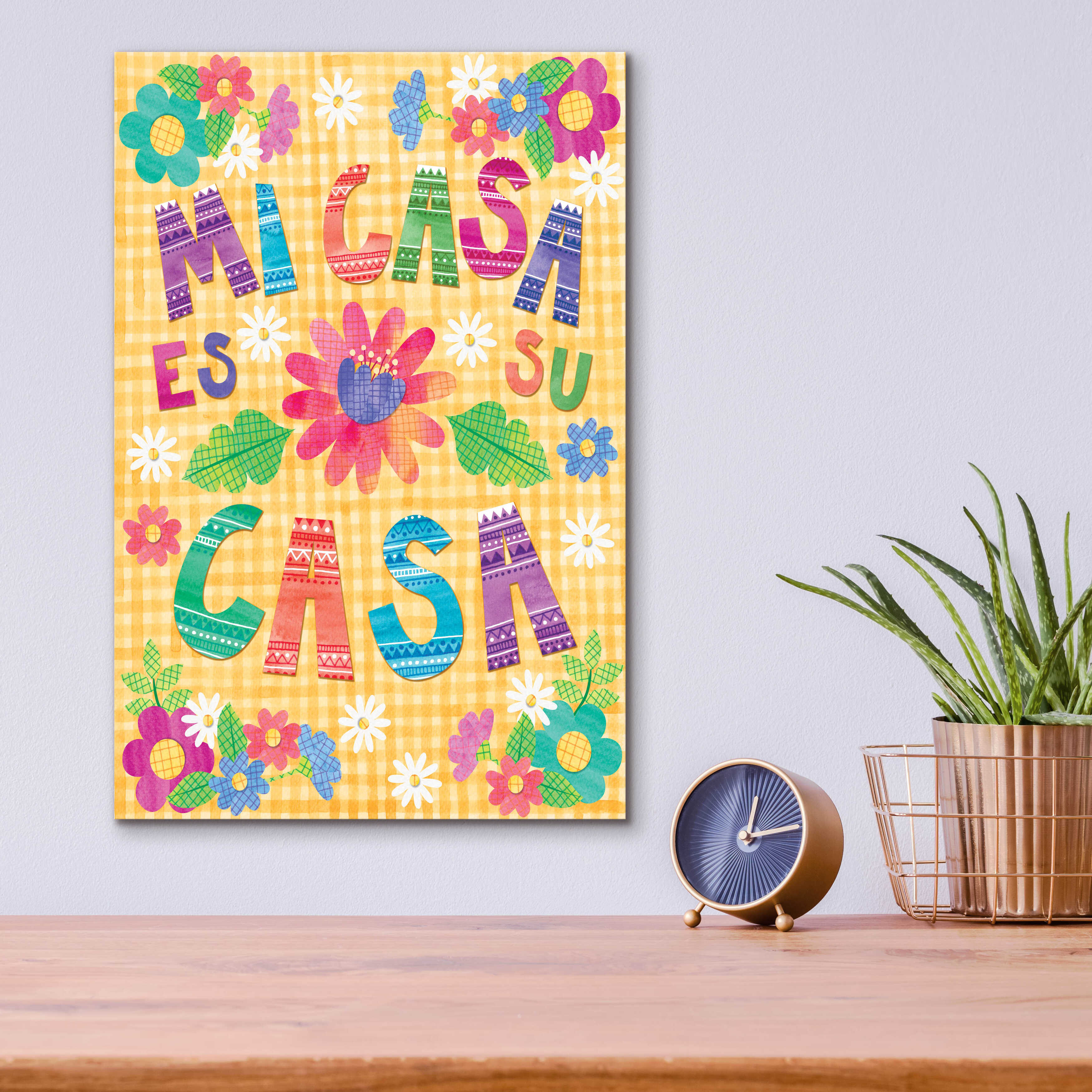 Trinx Mi Casa Es Su Casa by Hello Angel - Unframed Print | Wayfair