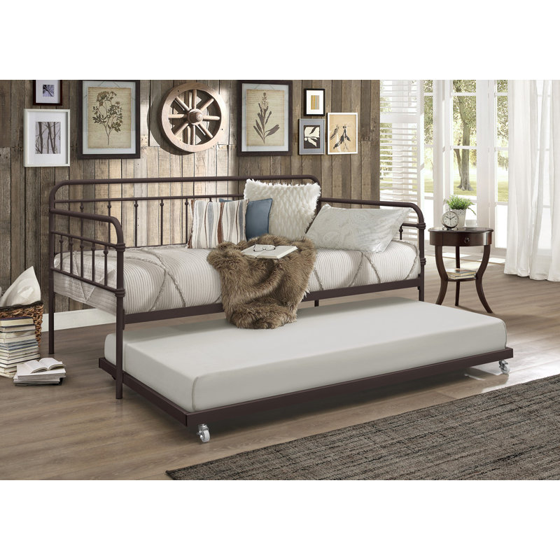 Three Posts™ Leatherman Daybed with Trundle & Reviews | Wayfair