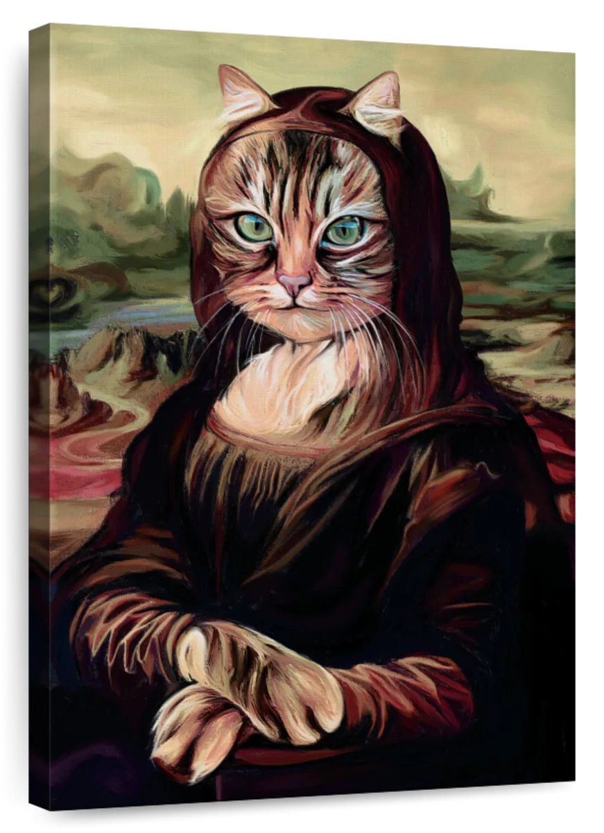 Trinx Ketti Mona Lisa Inspired Cat - Wayfair Canada